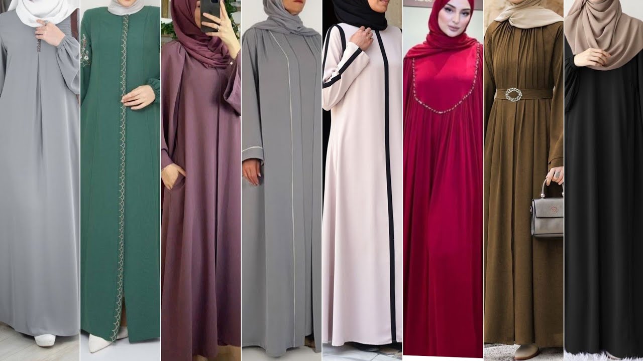 Simple Abaya Design's || Muslim Abaya Designs - YouTube