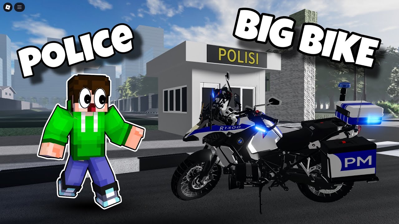 NAG PATROL ako gamit ang POLICE BIGBIKE sa ROBLOX - YouTube