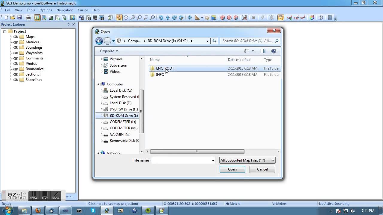Import IHO S-63 nautical maps into Hydromagic - YouTube
