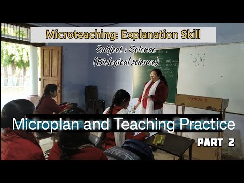 microteaching lesson plan of science #explanation skill #teaching ...