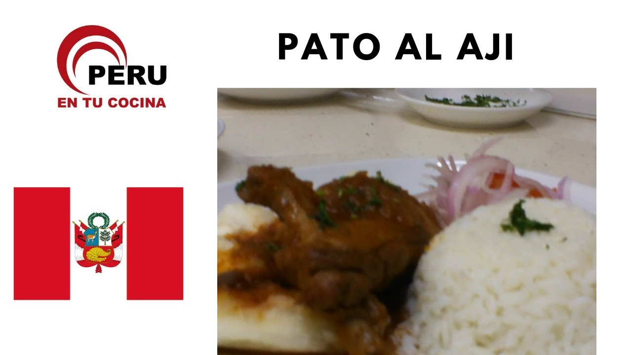 COMO preparar PATO al ají 🟥⬜🟥/comida peruana/pato al ají rápido y fácil ...