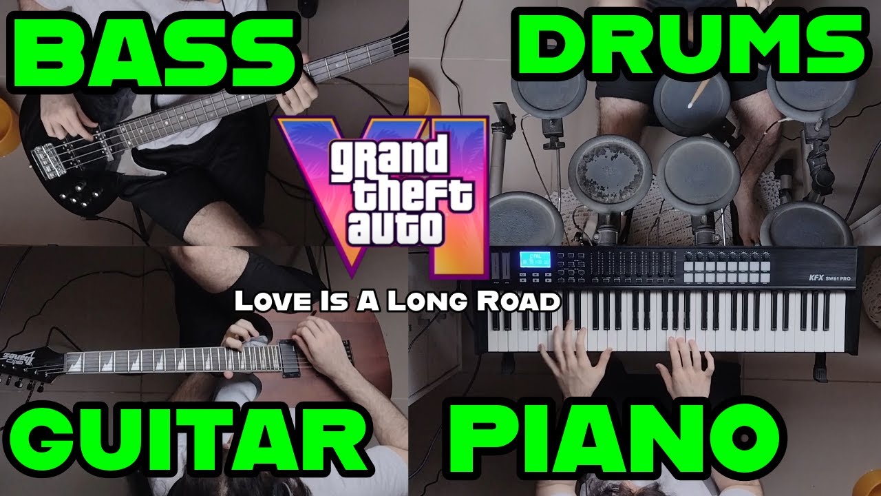 GTA VI TRAILER 1 - SONG COVER (all instruments) - YouTube