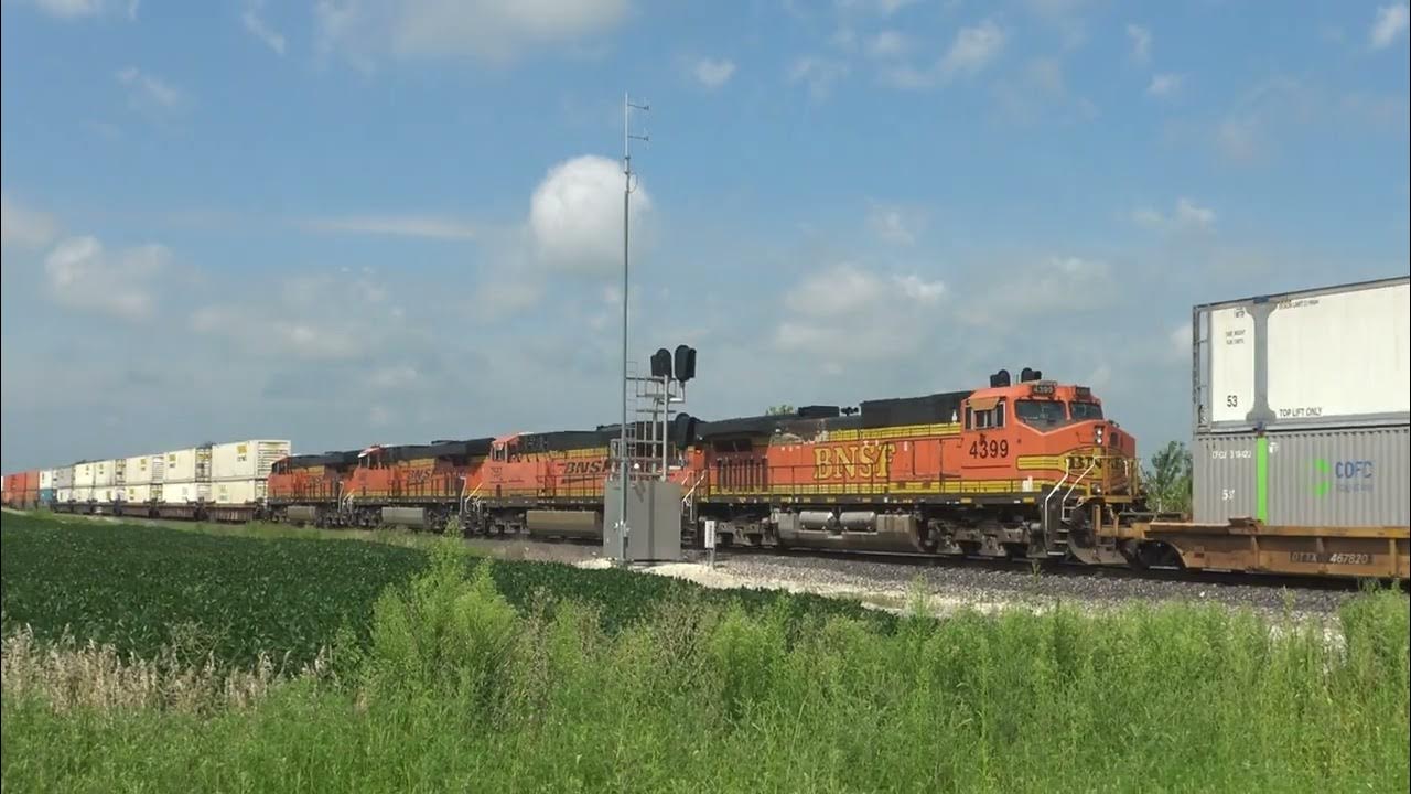 BNSF Chillicothe Sub Trains, After the Derailment. August, 2022. - YouTube