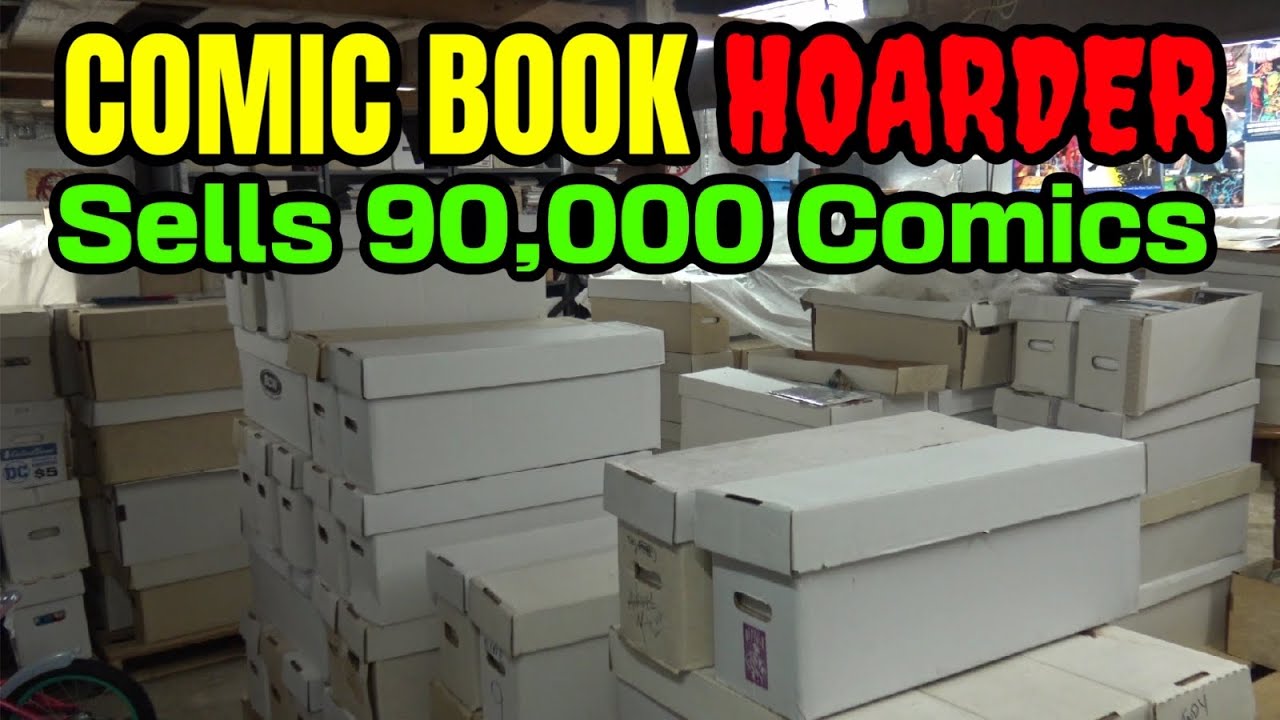Comic Book Hoarder Races to Sell 90,000 Comics - YouTube