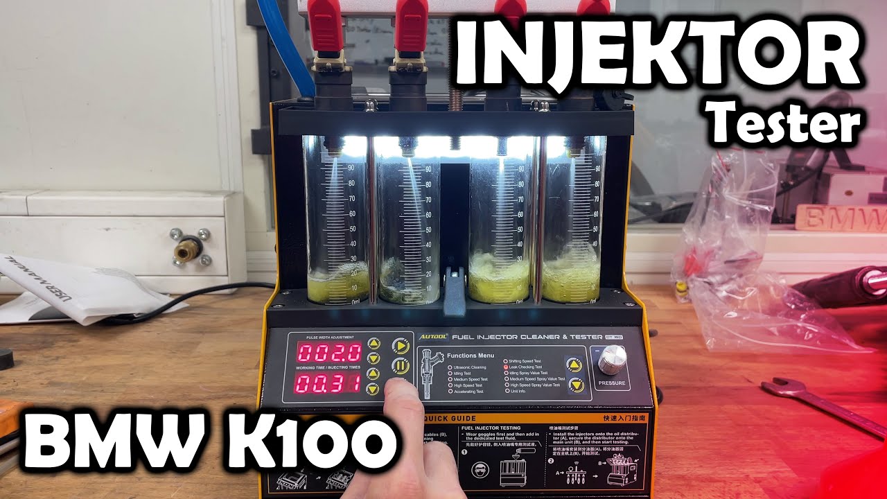 Injektor Tester: BMW K100 - YouTube
