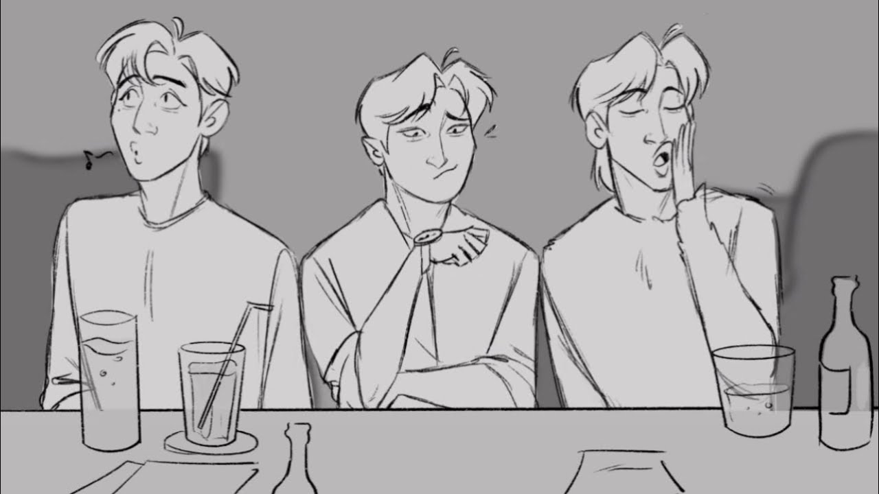 got7 cartoon | maknae line doing the elevator/escalator thingy at bam ...