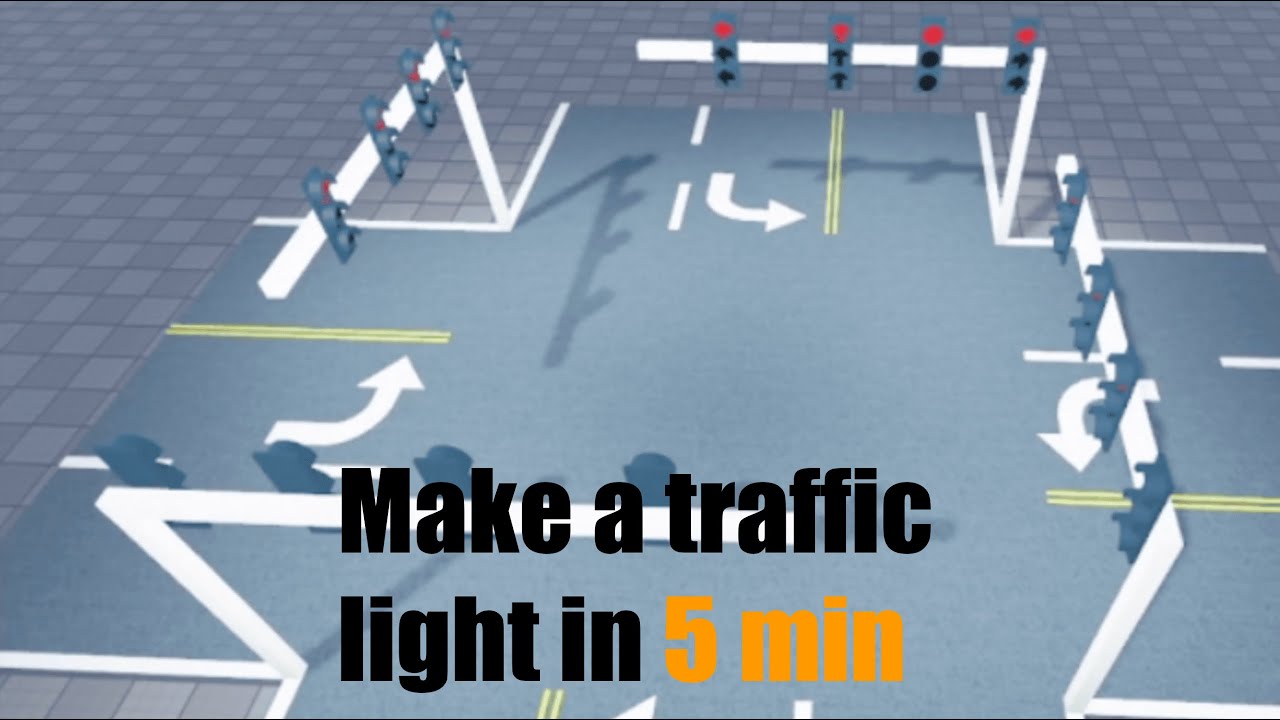 The Best Roblox Traffic Light Tutorial - YouTube