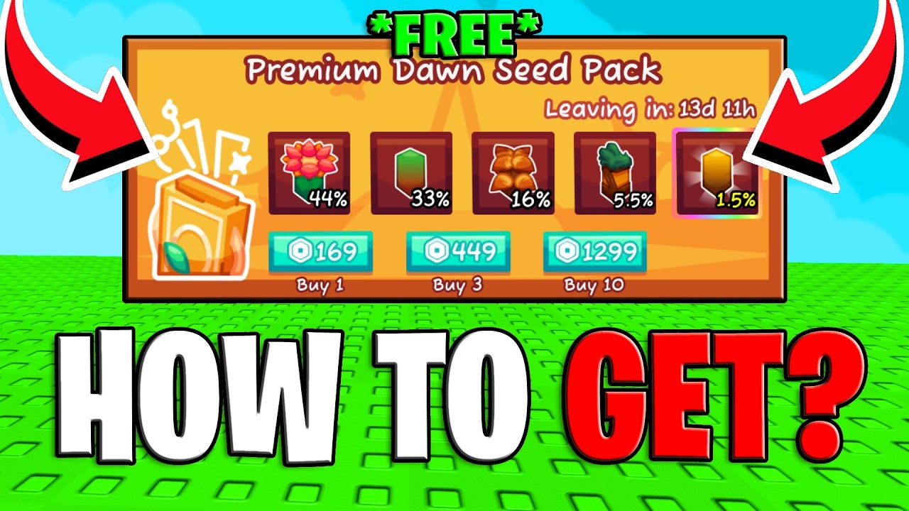 How To Get *SEED PACKS* in Grow A Garden 2 (Garden Horizon) - YouTube