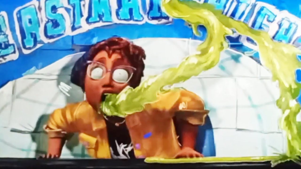 April Puking Around On Live TV - Mutant Mayhem - YouTube