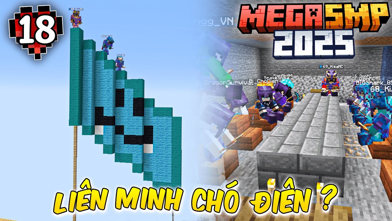 Minecraft MEGA SMP 2025 Tập 18: BĂNG CƯỚP SA MẠC Liên Minh Với Hội CHÓ ...