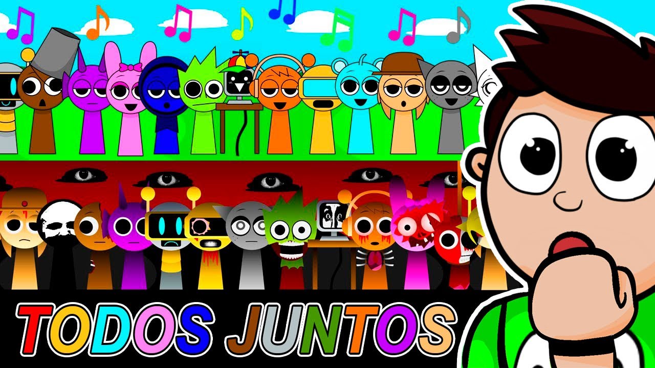 SPRUNKI pero TODOS CANTAN! (Todos Los Personajes Juntos) - YouTube