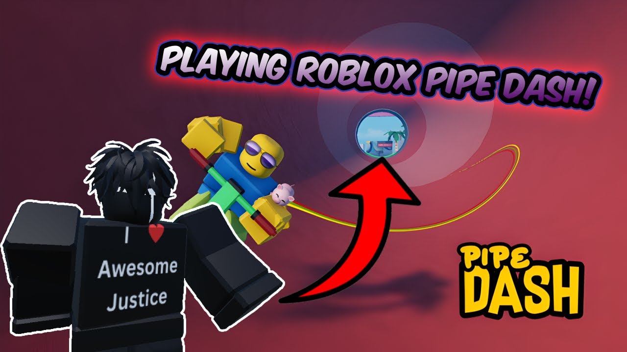 SNOWBOARDER PLAYS ROBLOX PIPE DASH!! - YouTube