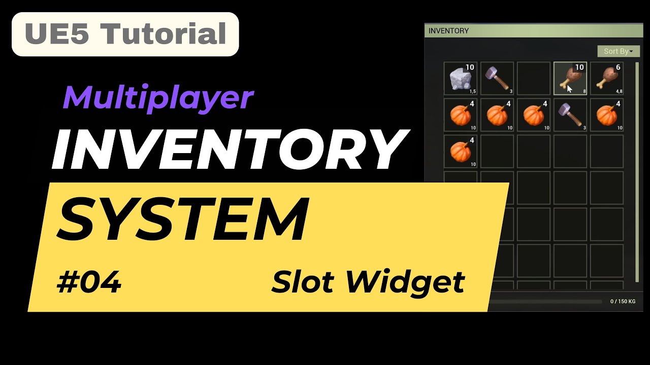 UE 5 Inventory System #4: Creating the Slot Widget & Item Container ...