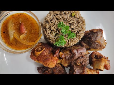 WATCH ME COOK: THE BEST HAITIAN MEAL | FRY TURKEY WITH BLACK MUSHROOM ...