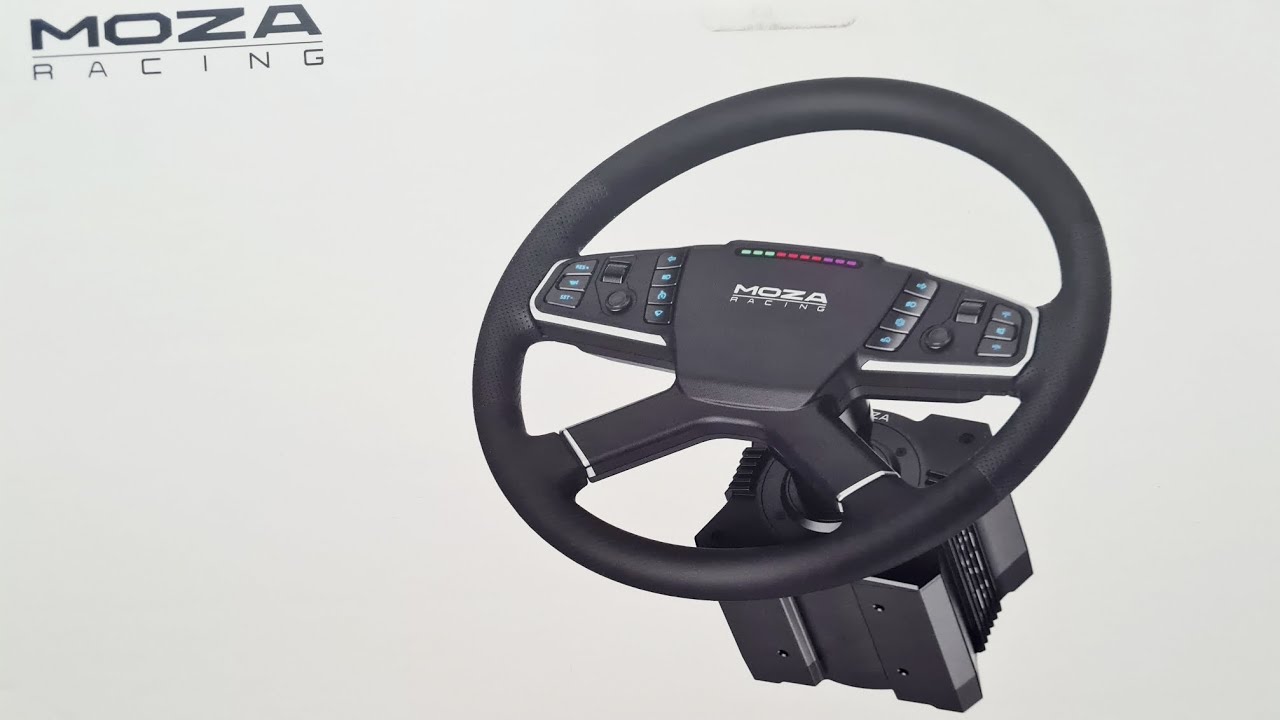 Unboxing volan MOZA RACING | TRUCK DRIVING SIMULATOR | Cea mai frumoasa ...