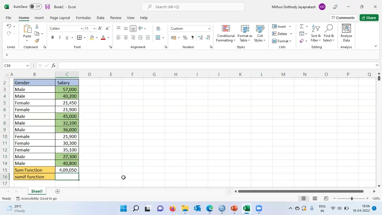 Learn The Difference Between SUM And SUMIF Function In Excel In 5 Learn The Difference Between SUM And SUMIF Function In Excel In 5