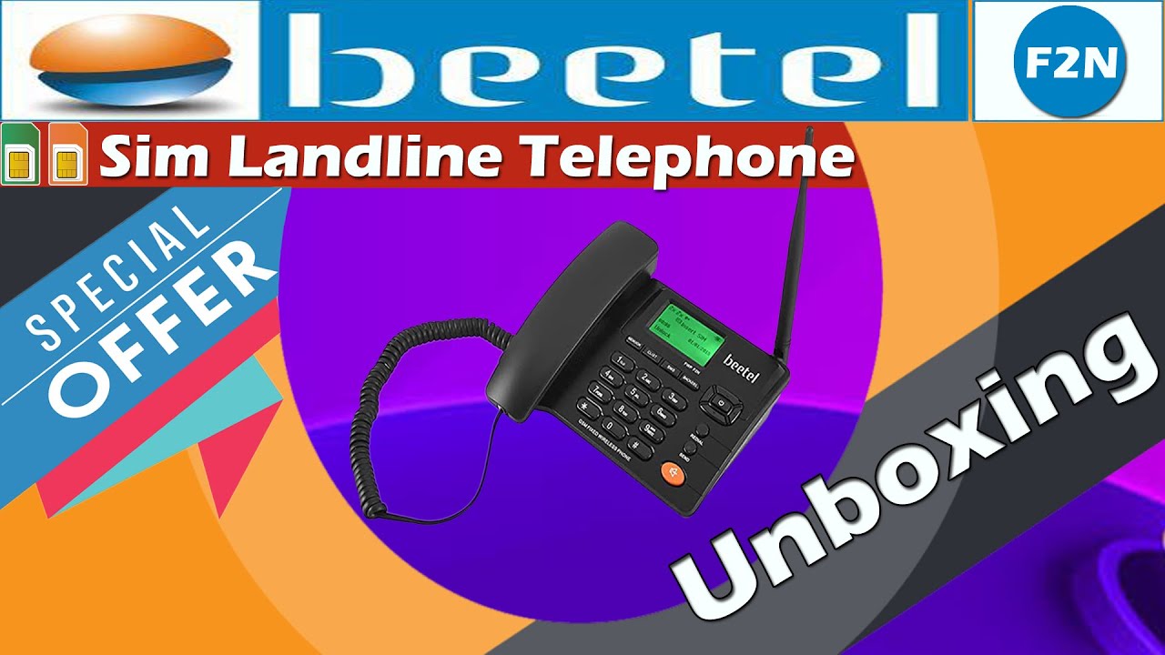 Beetel F2N GSM Fixed Wireless Phone | Beetel F2N Dual Sim Telephone ...