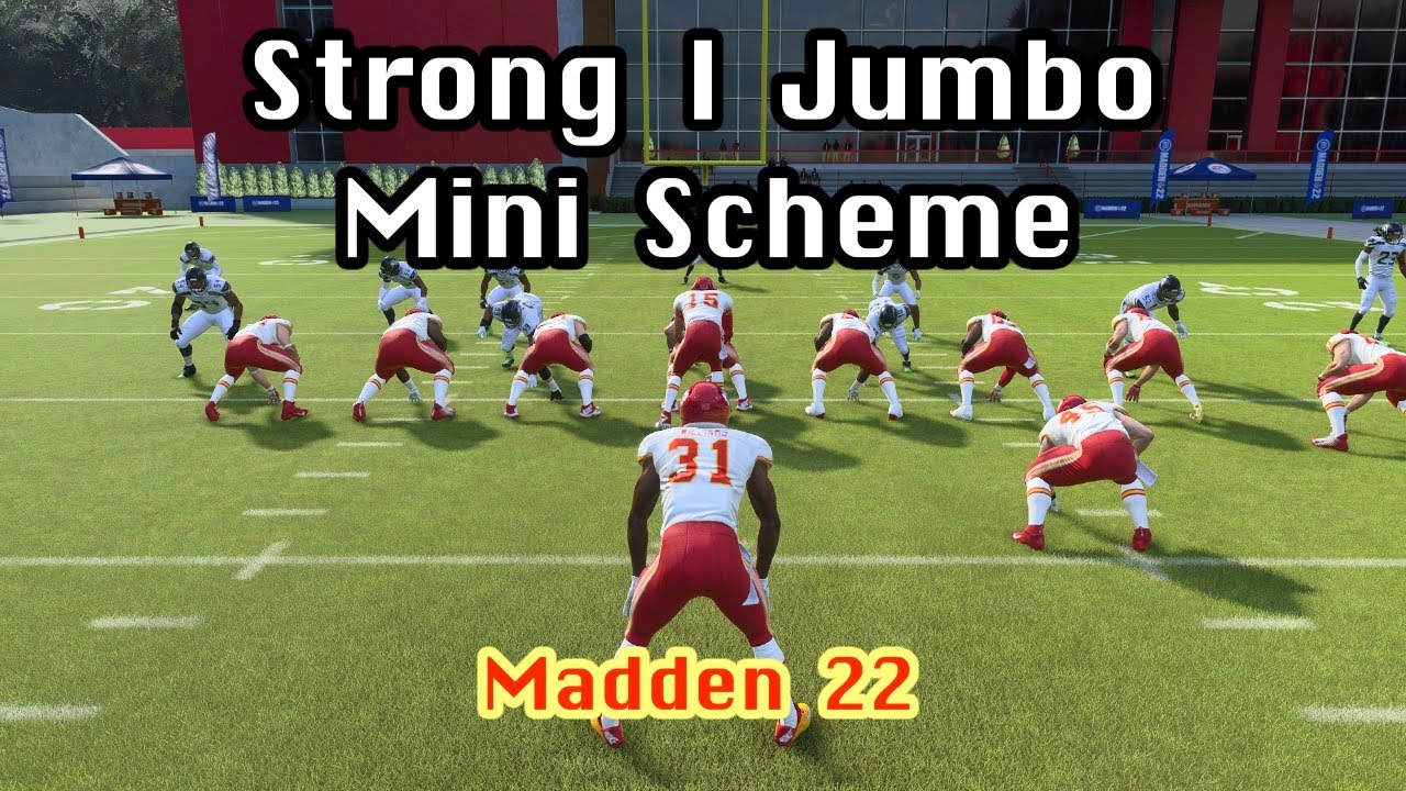 *HEAVY RUN SCHEME* Strong I Jumbo Mini Scheme | Madden 22 Tips & Tricks ...