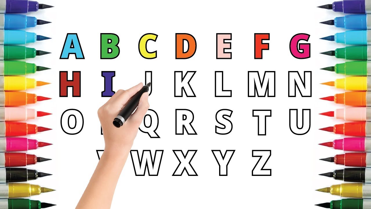 ABC #phonics Coloring Worksheet for Kids #abcd Coloring for Preschool ...