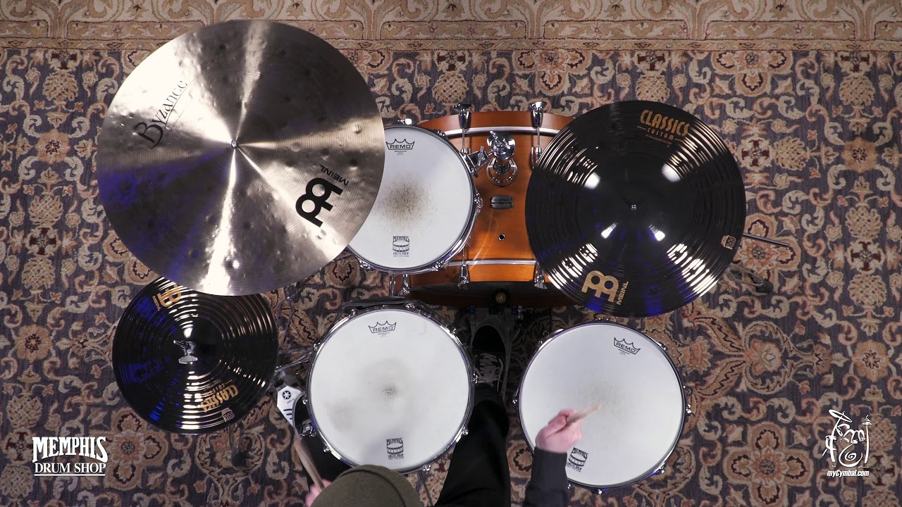 Meinl 18" Classics Custom Dark Heavy Big Bell Ride Cymbal - 2390g ...
