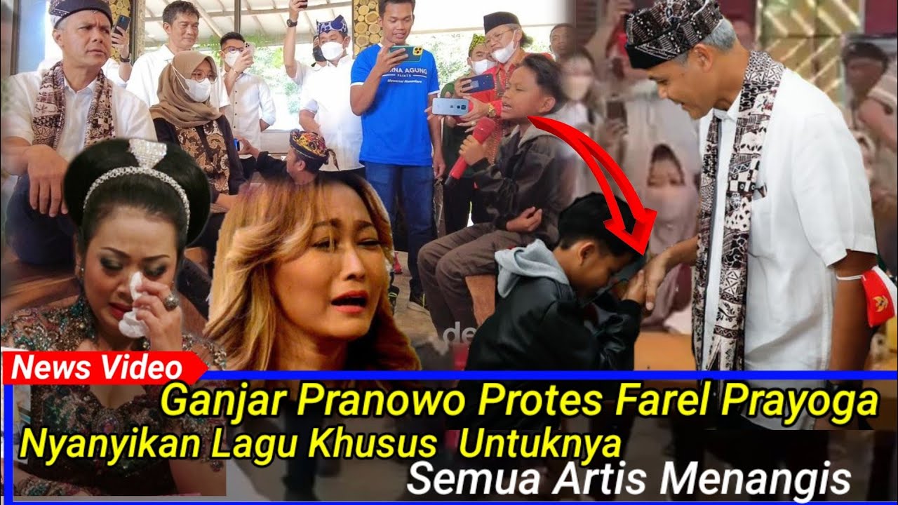 Mengejutkan! Ganjar Pranowo Protes Farel Prayoga Nyanyikan Lagu Khusus ...