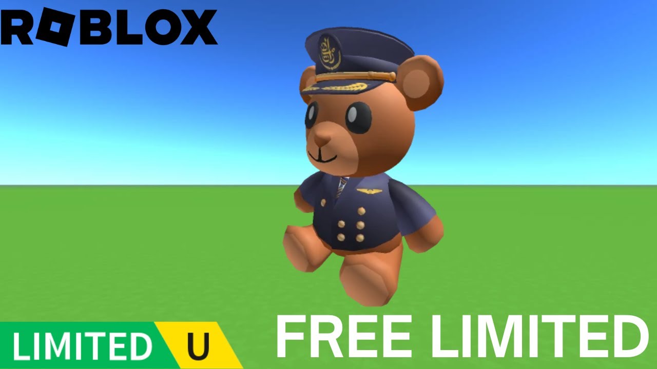 How to get a FREE LIMITED in roblox | Emirates Bear Shoulder Pet - YouTube