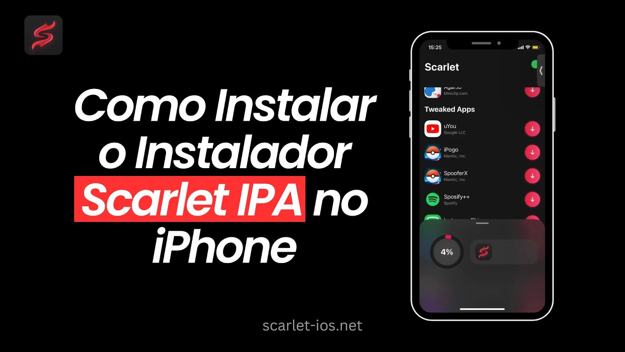 Como Instalar o Instalador Scarlet IPA no iPhone - YouTube
