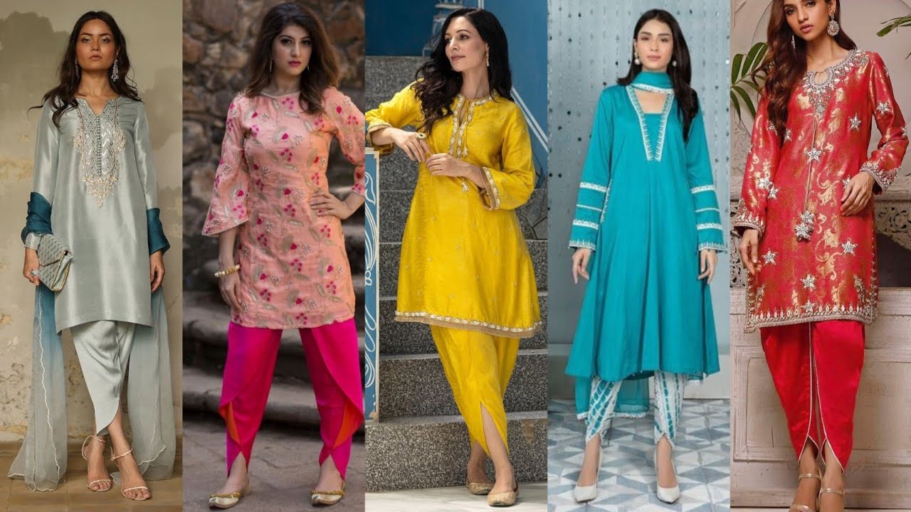 Latest Tulip Pants Suits Designs/ Tulips Salwar Design/ Stylish Tuip ...