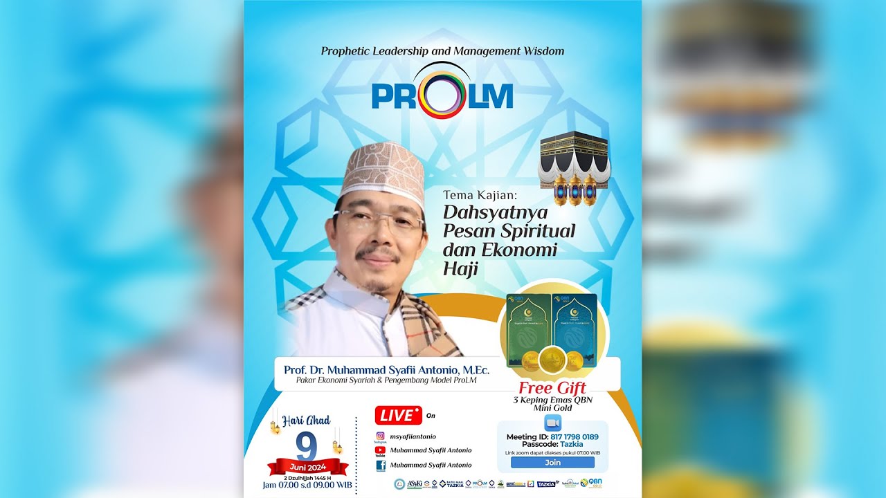 PROLM || Oleh Prof. Dr. Muhammad Syafi'i Antonio, M.Ec. - YouTube