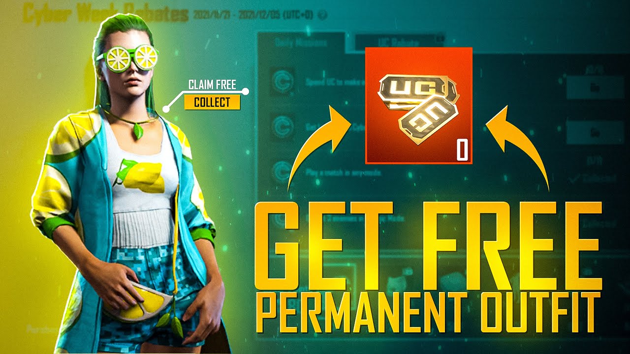 Free Outfit in Pubg | lemon set | 480 uc free | Pubg Mobile - YouTube
