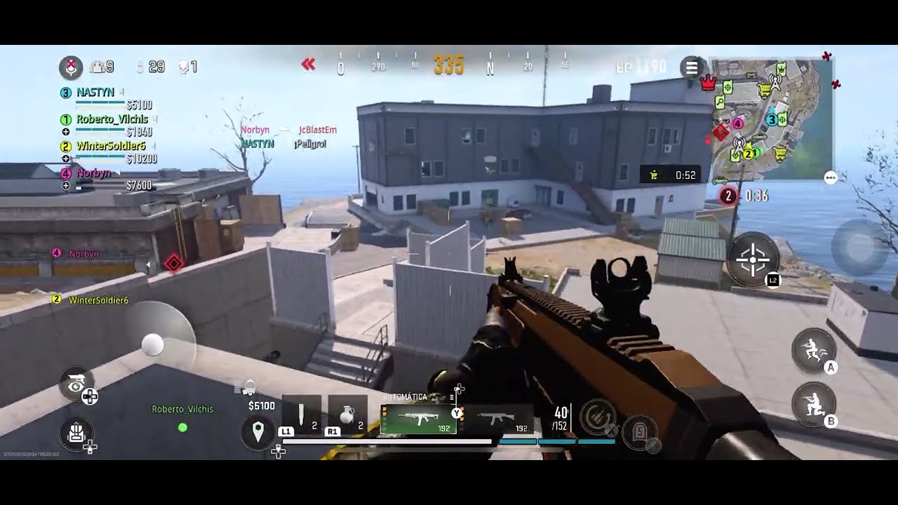 WARZONE MOBILE FULL 60 FPS INTENSE GAMEPLAY - YouTube