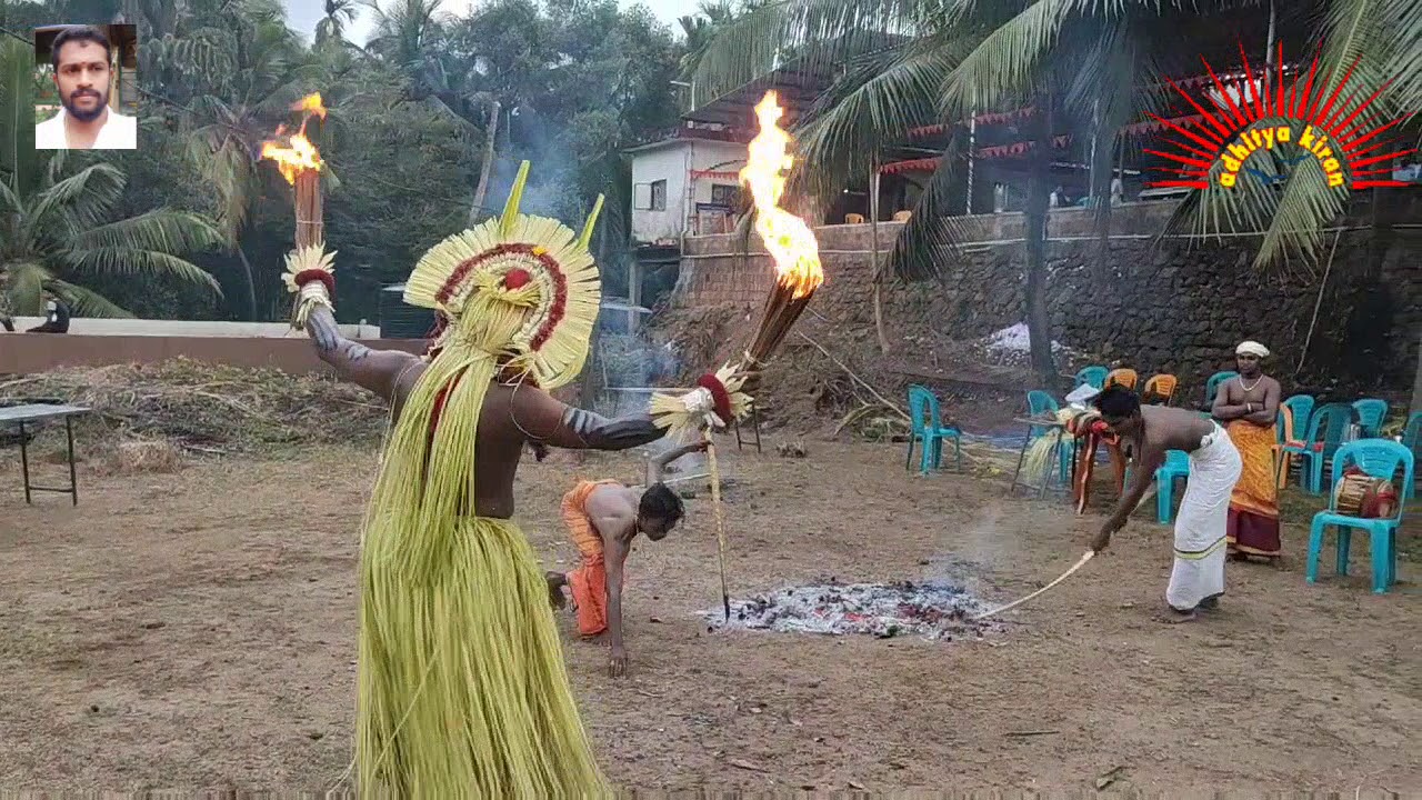 Guliga Daiva kola at MAHALINGESHWARA TEMPLE MULINJA ON 19- 03-2020 ...