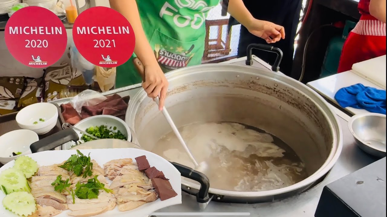 THAI STREET FOOD MICHELIN GUIDE - โกยี, KOYI CHICKEN RICE - YouTube