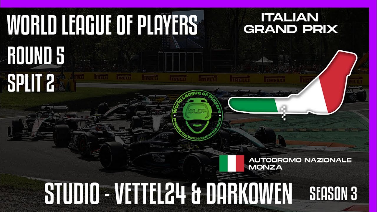 f123 | Live #5 | GP WŁOCH MONZA | SEASON 3 | split 2 | World League of ...
