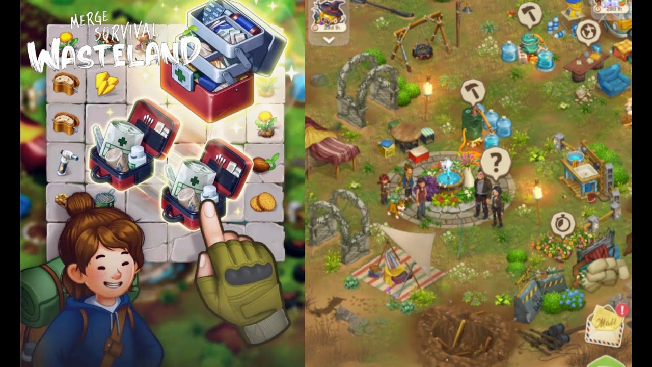 Merge Survival: Wasteland | Level 27 Part 135 🌿🍀 #merge - YouTube
