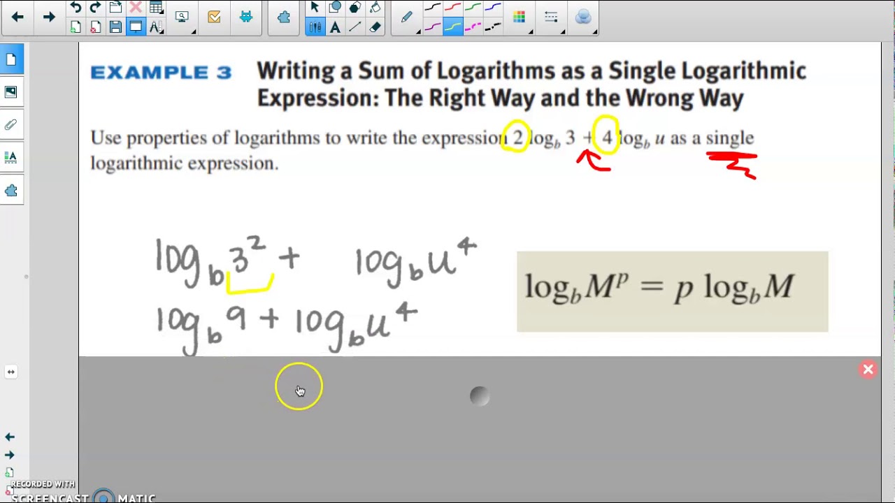 Sum Product Log Property Part 2 - YouTube