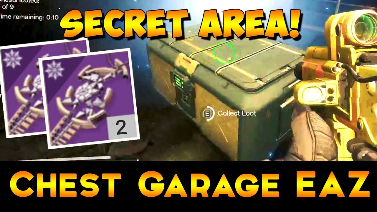 Secret Area Chest Garage EAZ in Destiny 2 - YouTube