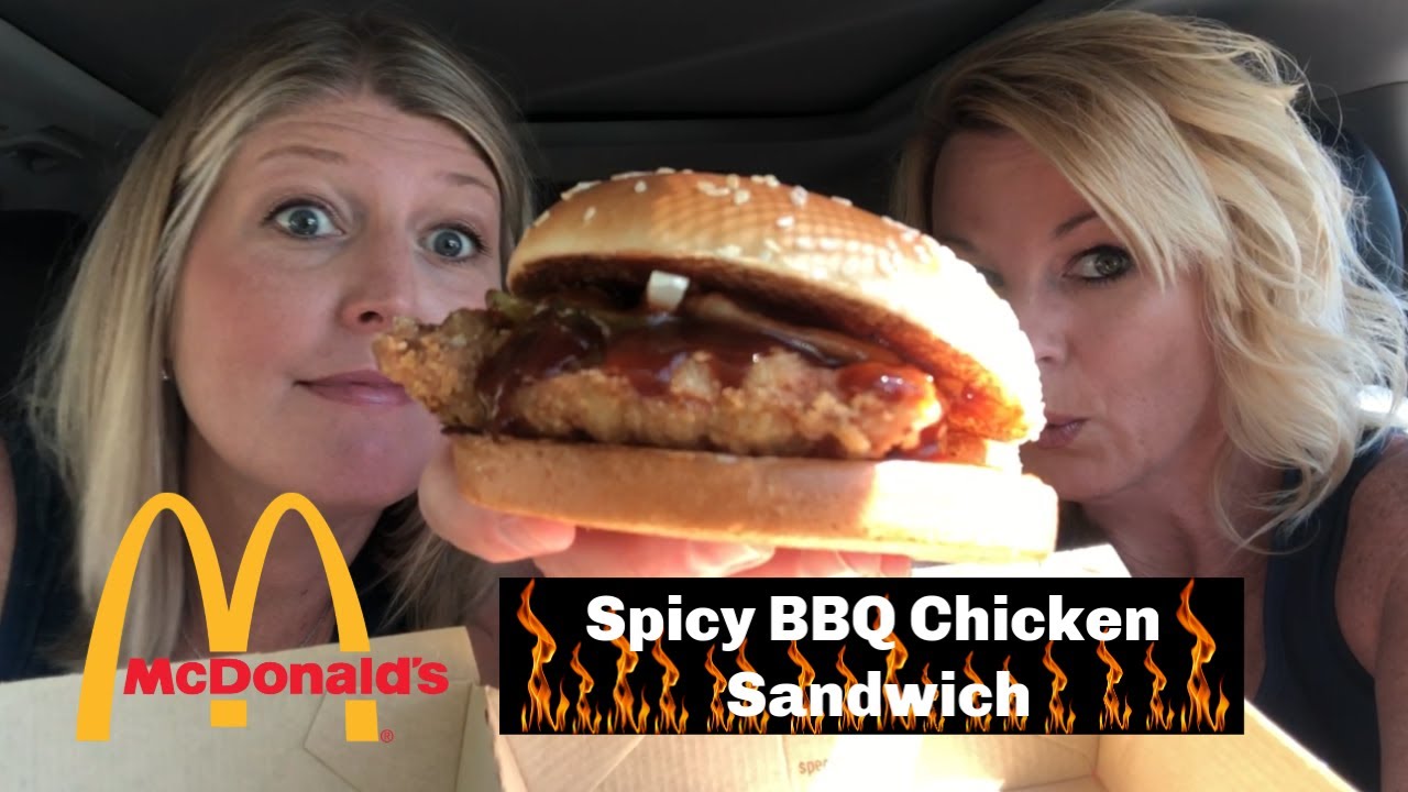 McDonald’s NEW Spicy BBQ Chicken Sandwich Review - YouTube
