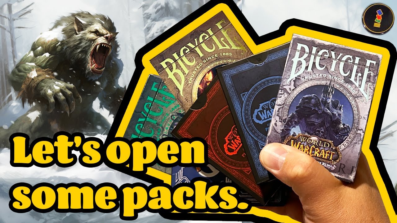 Blizzy Blizz! Blizzard World of Warcraft Playing Cards & an Overwatch ...