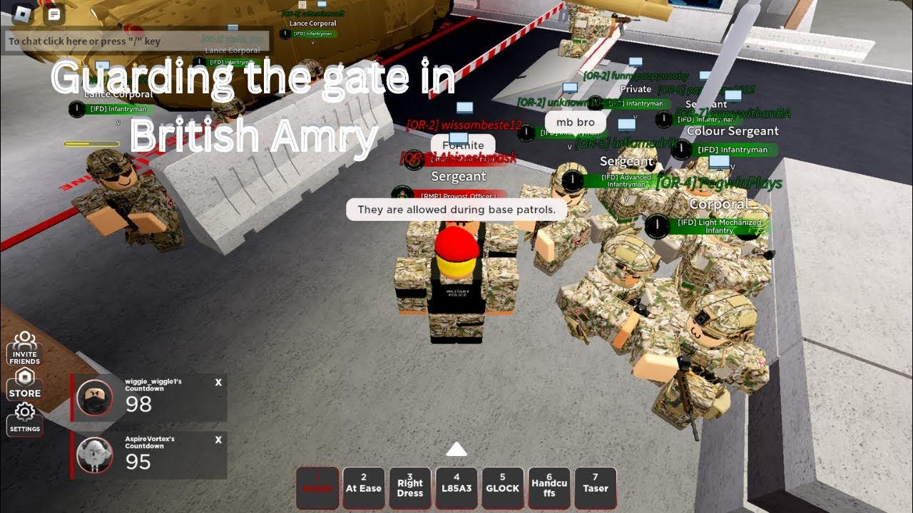 Day as a Sharkussus BA RMP member and guarding the gate | Roblox | #roblox | #sharkus | #army ...