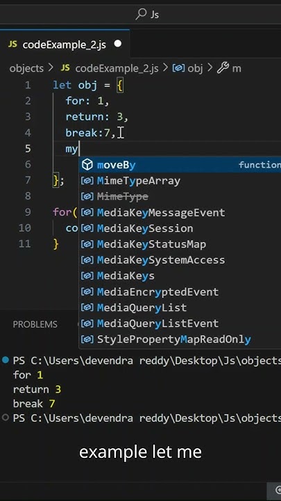 Object Key Name As A Reserved Word Javascript Codingchallenges Javascriptinterview Coding