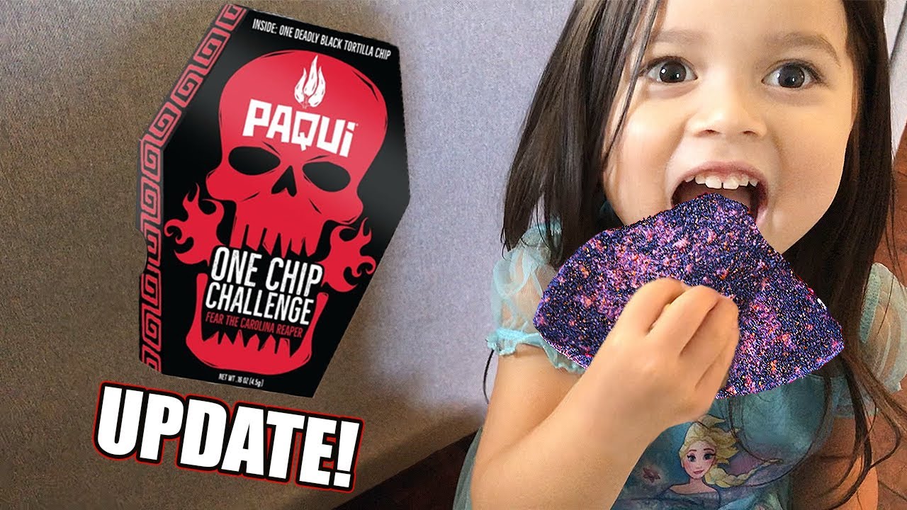 ONE CHIP CHALLENGE *UPDATE* | ALEX DOES SPICY CHIP CHALLENGE (KID ...