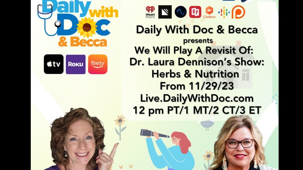 2/18/25 We Revisit -Dr. Laura Dennison ND and Master Herbalist - Herbs ...
