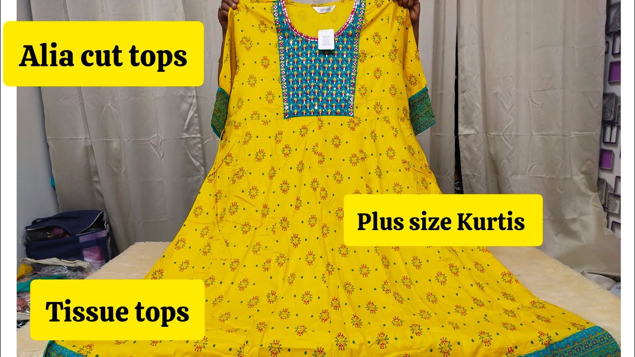 M to 7xl special collection, Alia cut tops at offer price - YouTube