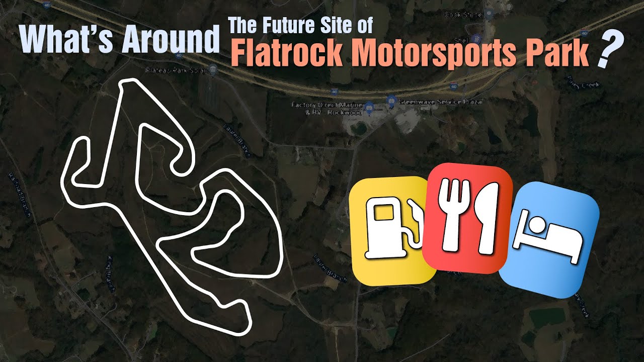 What's around Flatrock Motorsports Park? - YouTube