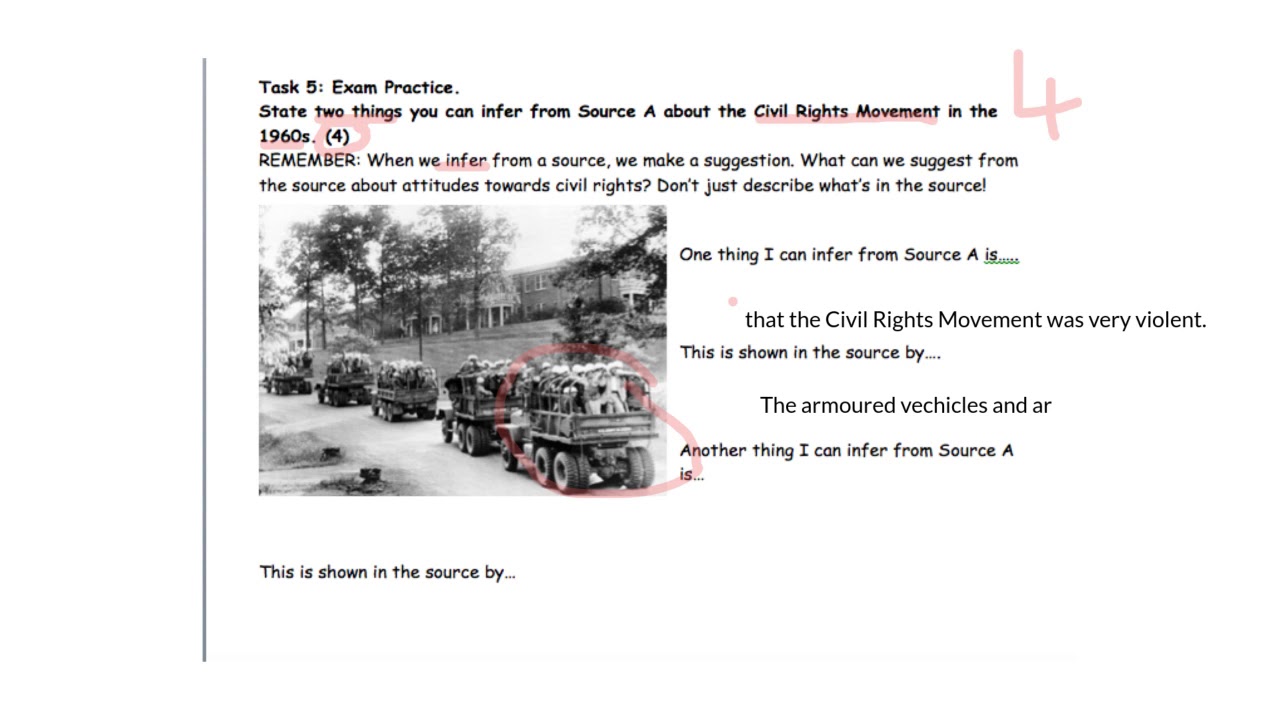 Edexcel GCSE Paper 3 inference question (4 marks) - YouTube