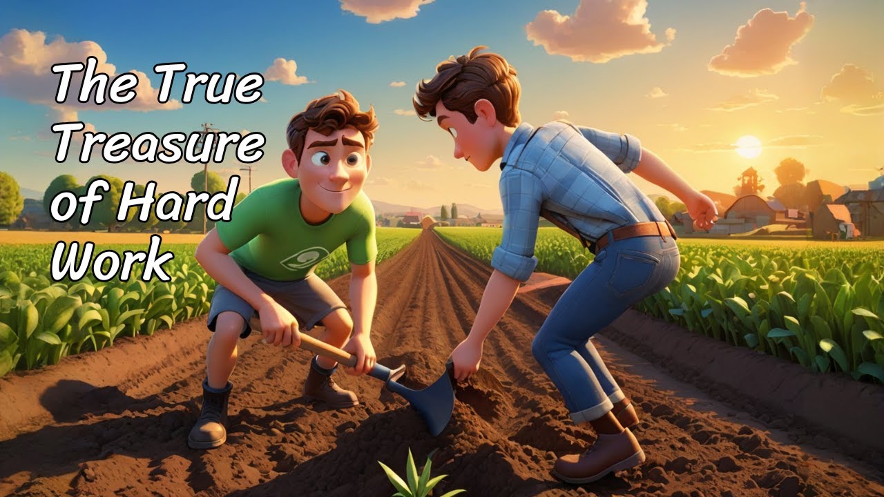 The True Treasure of Hard Work / Wonderful Kids’ Stories - YouTube