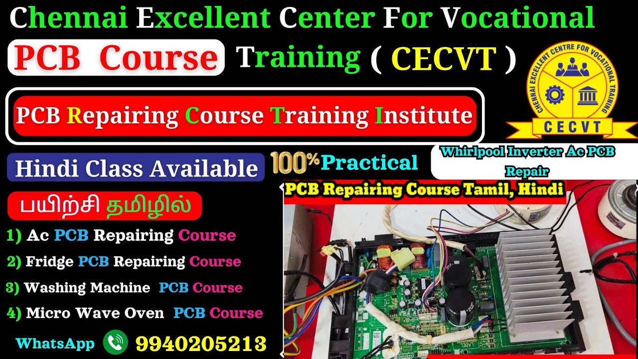AC PCB Board Repair And Training Center | Whirlpool Inverter AC Board ...
