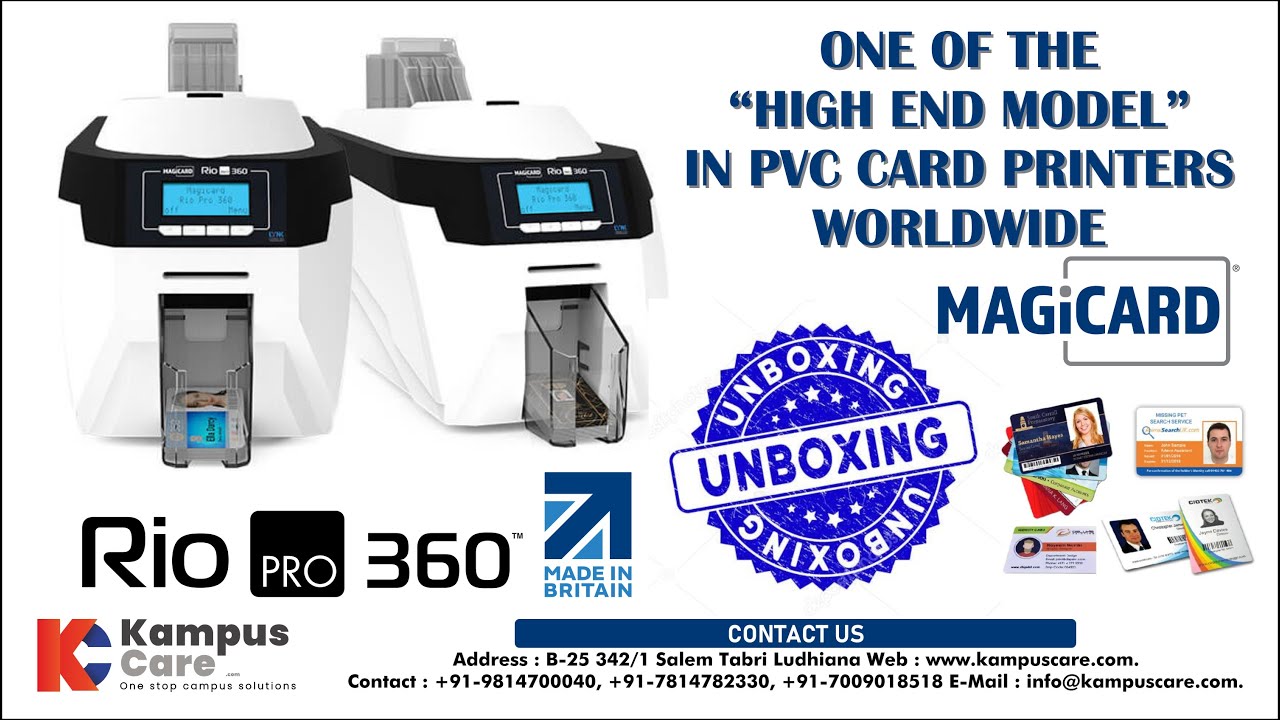 Magicard Rio Pro 360 | High End Model | ID Card Printer Unboxing ...