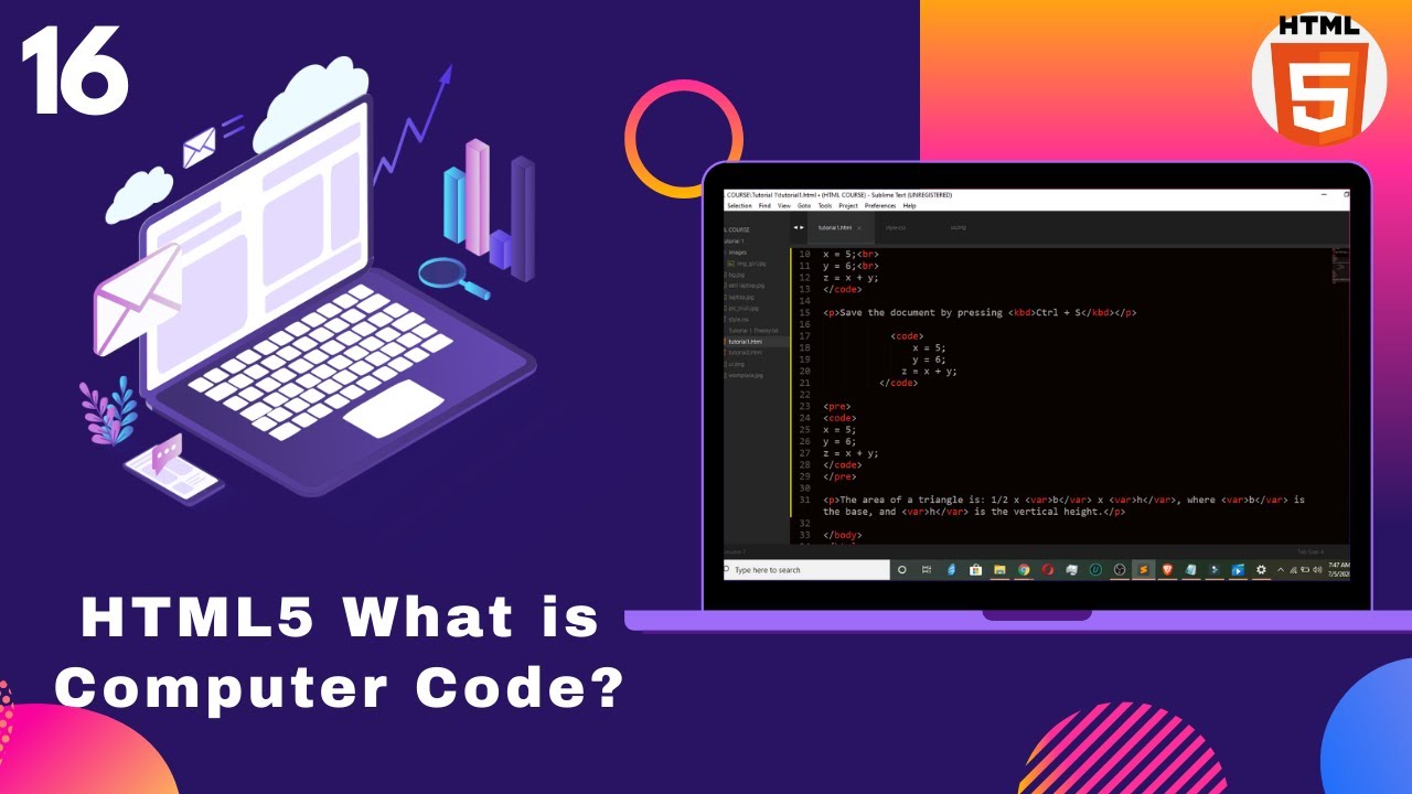 Html5 What Is Computer Code Beginner Hindi Tutorial 16 | Learn Web
